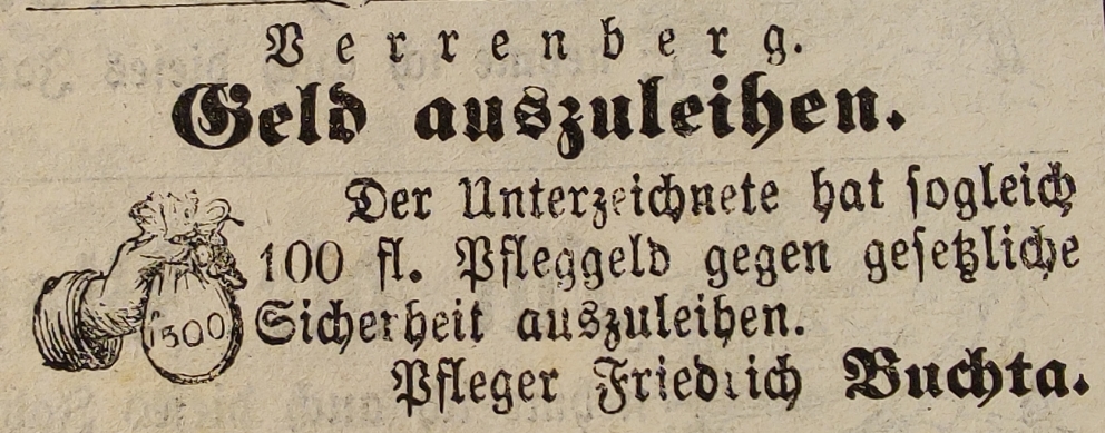 Die Familie Georg Friedrich Buchta (1839-1???) in Verrenberg